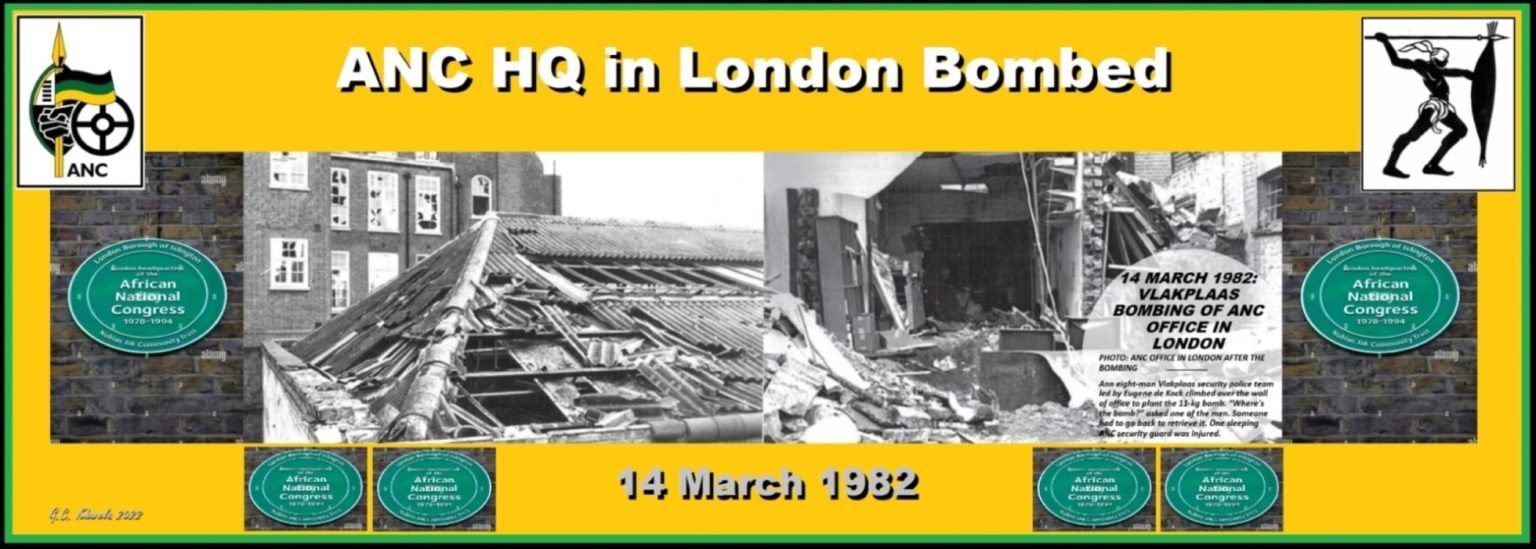 ANC Headquarters in London is Bombed – CASTRO KHWELA