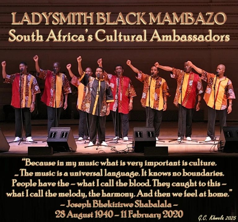 Joseph Shabalala and Ladysmith Black Mambazo: South Africa’s Cultural ...