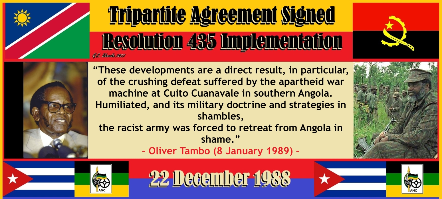 Tripartite Agreement Signed: Towards Resolution 435 Implementation ...