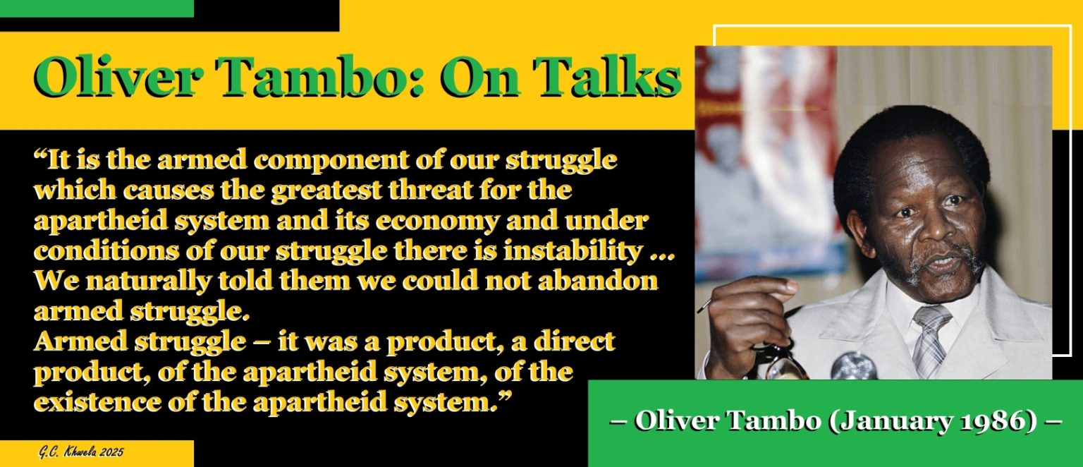 Oliver Tambo: On Talks - CASTRO KHWELA